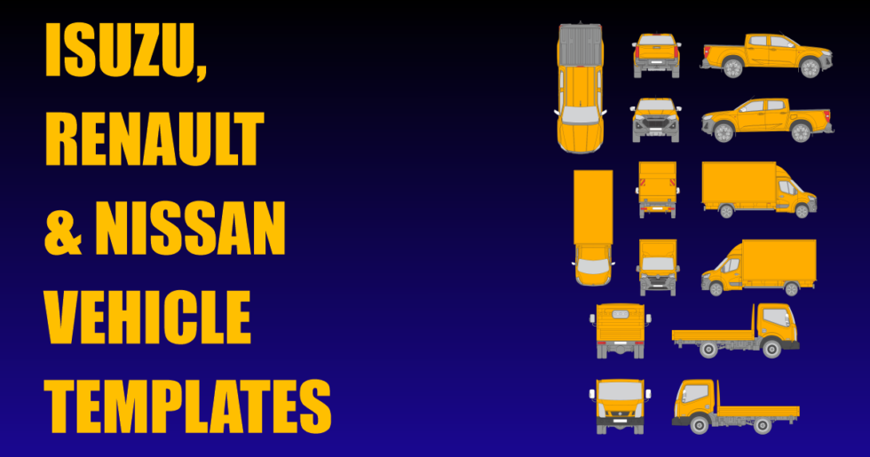 Isuzu, Renault and Nissan Vehicle Templates Added - Vehicle Templates ...