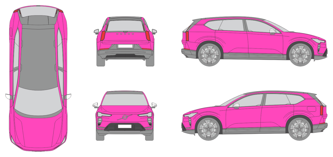 Volvo EX 30 2023 - Vehicle Templates Unleashed