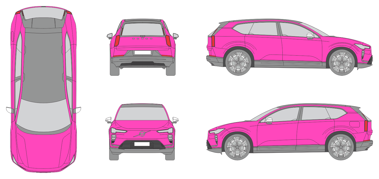 Volvo EX60 2026 - Vehicle Templates Unleashed